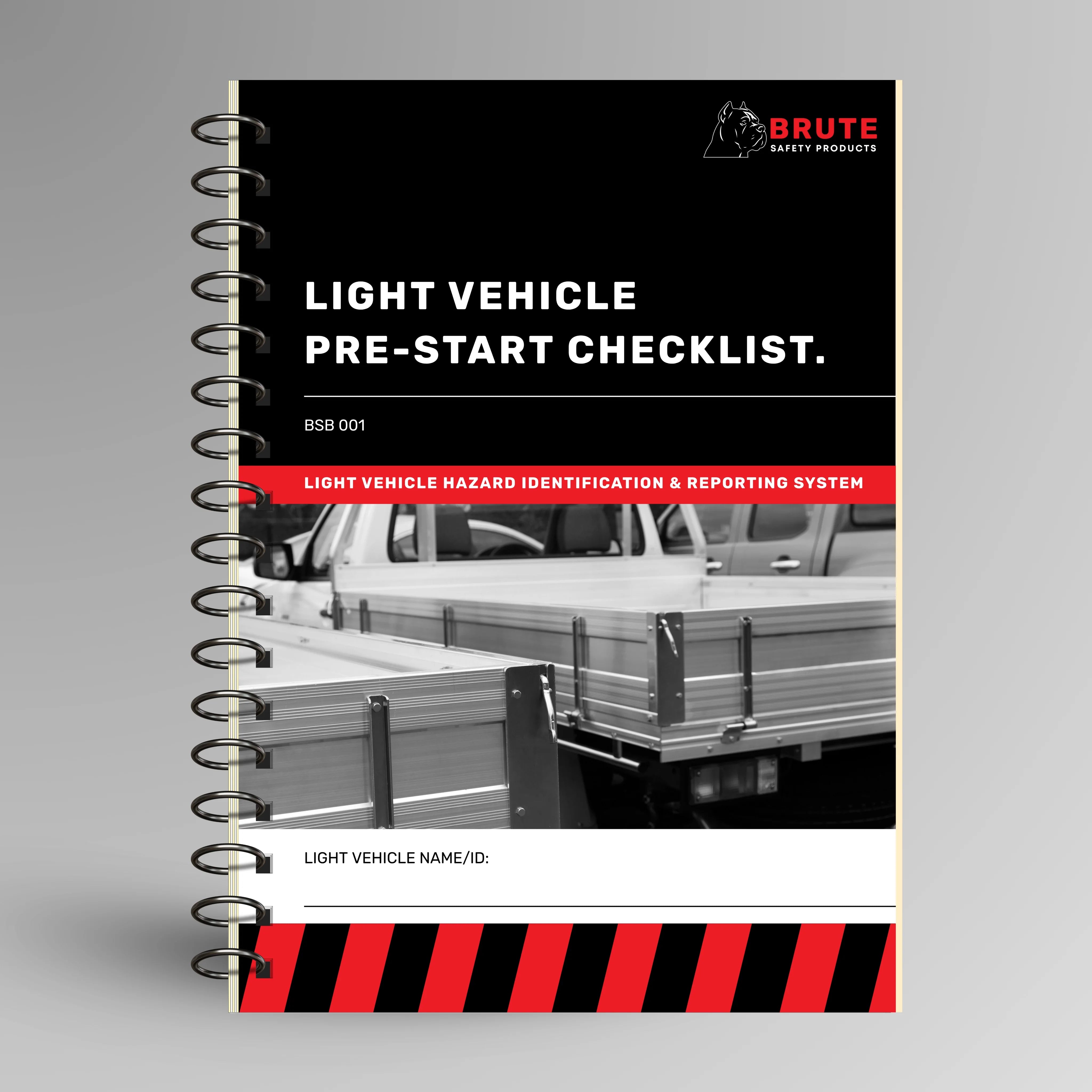 Light Vehicle Pre Start Checklist | Brute Safety Products
