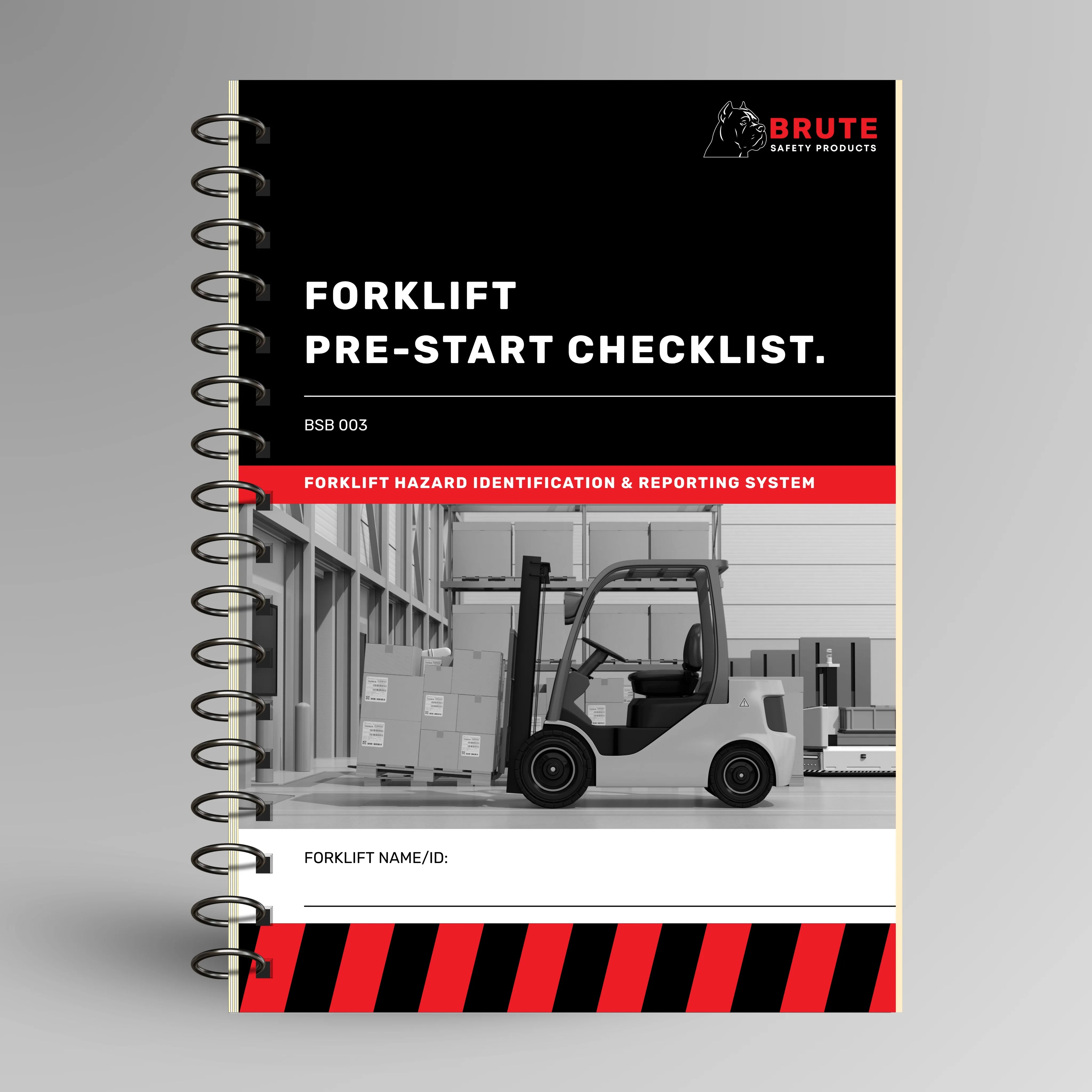 Forklift Pre Start Checklist | Brute Safety Products